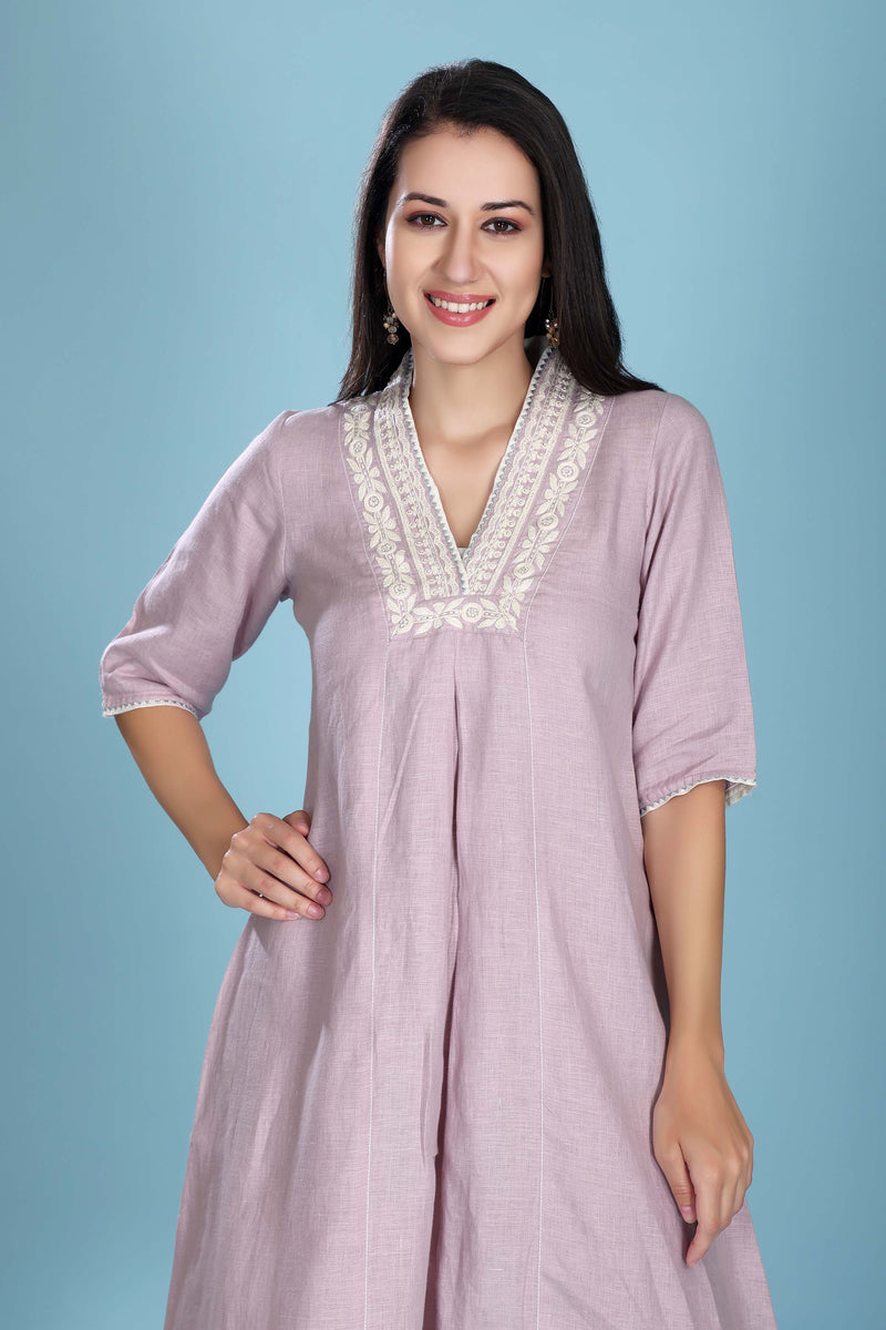 Chive Dress – Linen and Linens