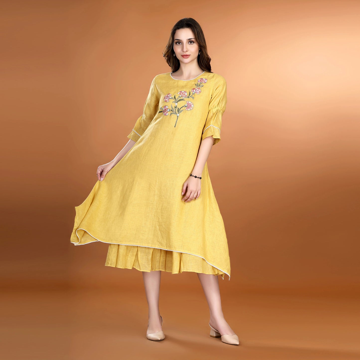 Linen Dress suppliers, Linen Dresses Manufacturers in India – Linen and ...