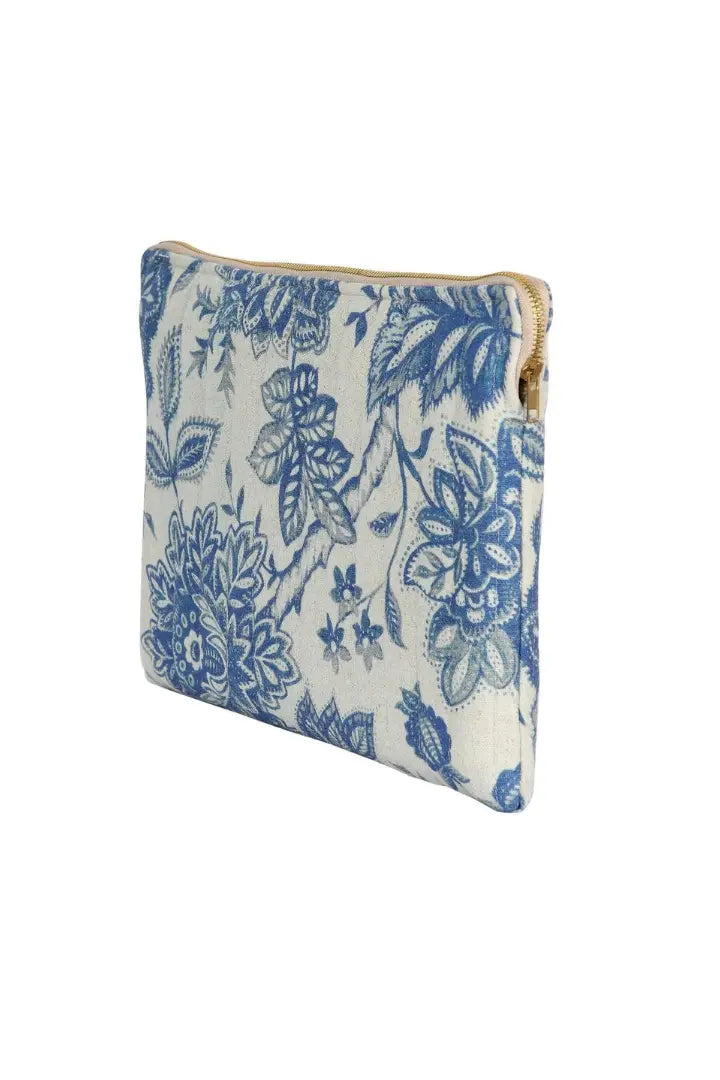 Shiksha Printed Linen Laptop Sleeve – Linen and Linens